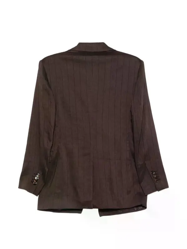 Tagliatore Pinstripe Double-breasted Suit - Brown