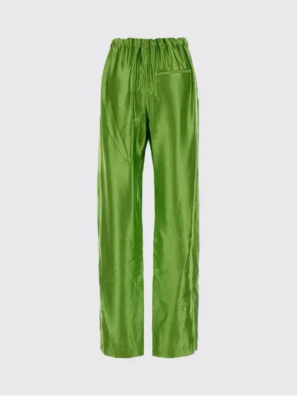 Khaite Wide-leg Drawstring Trousers - Green