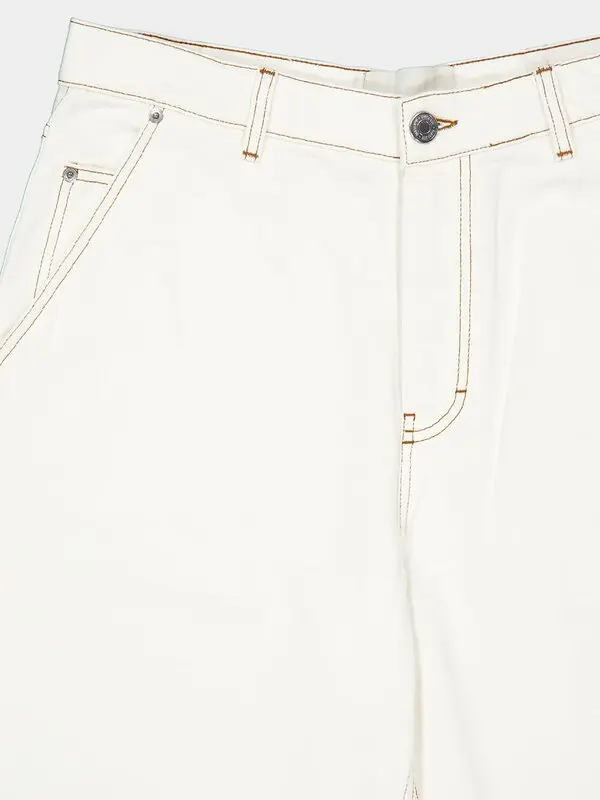 AMI Paris Wide Leg Denim Trousers