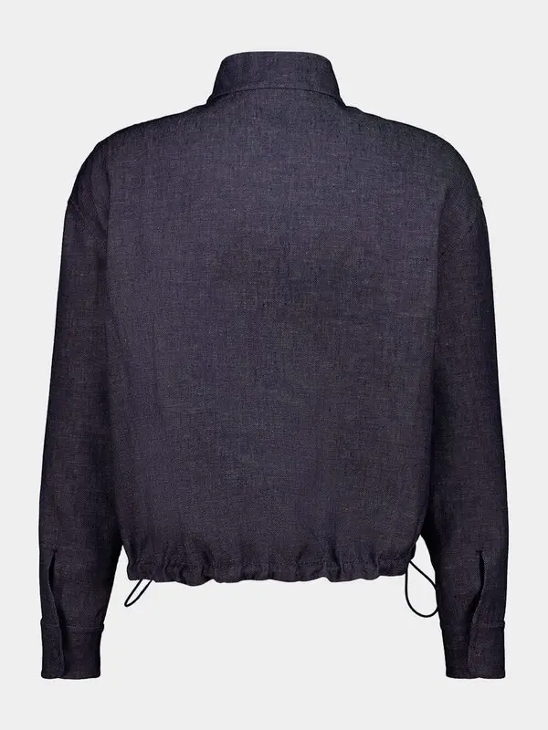 Fendi Reversible Denim Blouson - Blue
