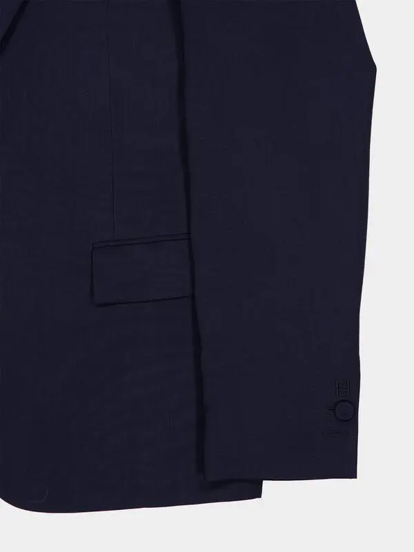 Fendi Dark Wool Canvas Blazer