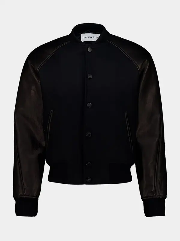 Givenchy Logo Paris Bomber Jacket