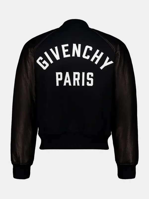 Givenchy Logo Paris Bomber Jacket