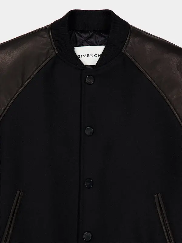Givenchy Logo Paris Bomber Jacket