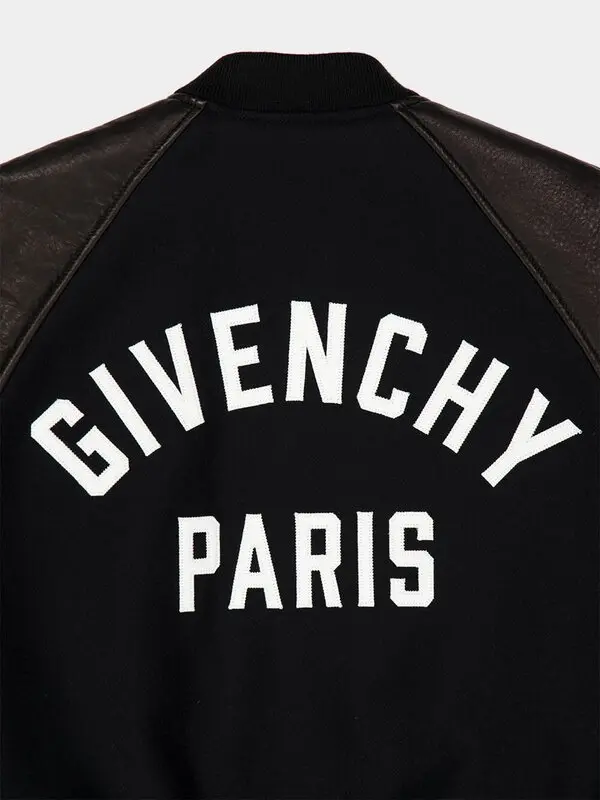 Givenchy Logo Paris Bomber Jacket