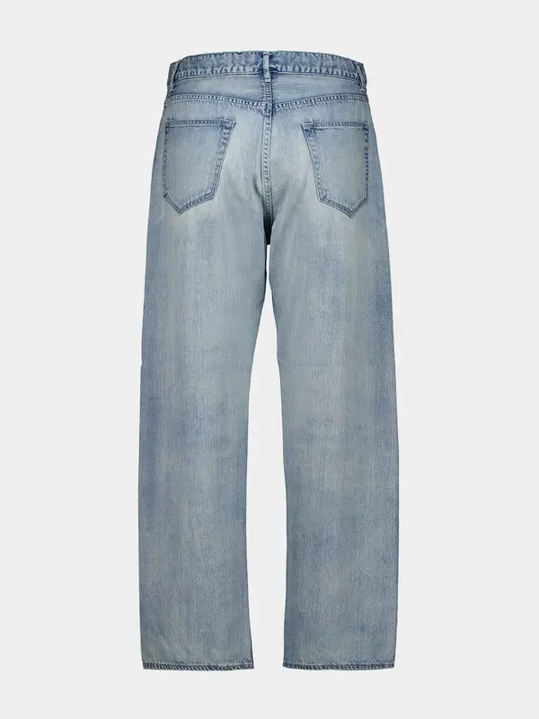 Auralee Wide Leg Denim Pants