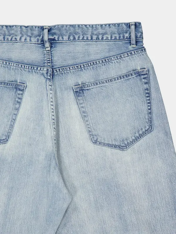 Auralee Wide Leg Denim Pants
