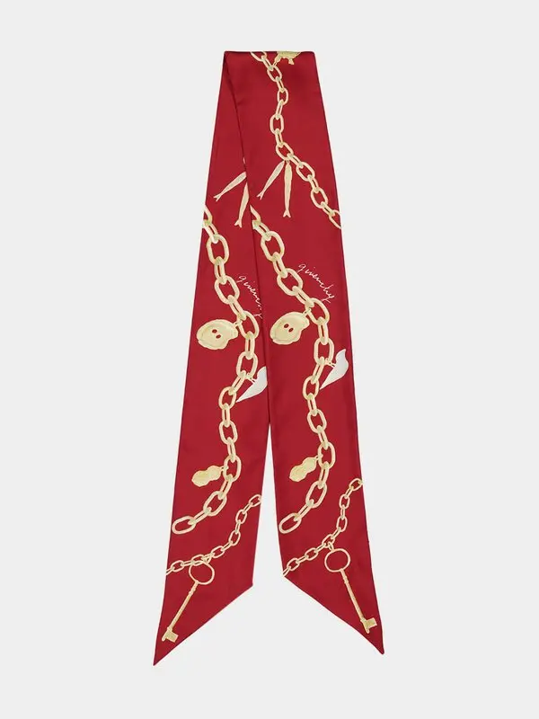 Givenchy Lucky Charms Silk Bandeau - Red
