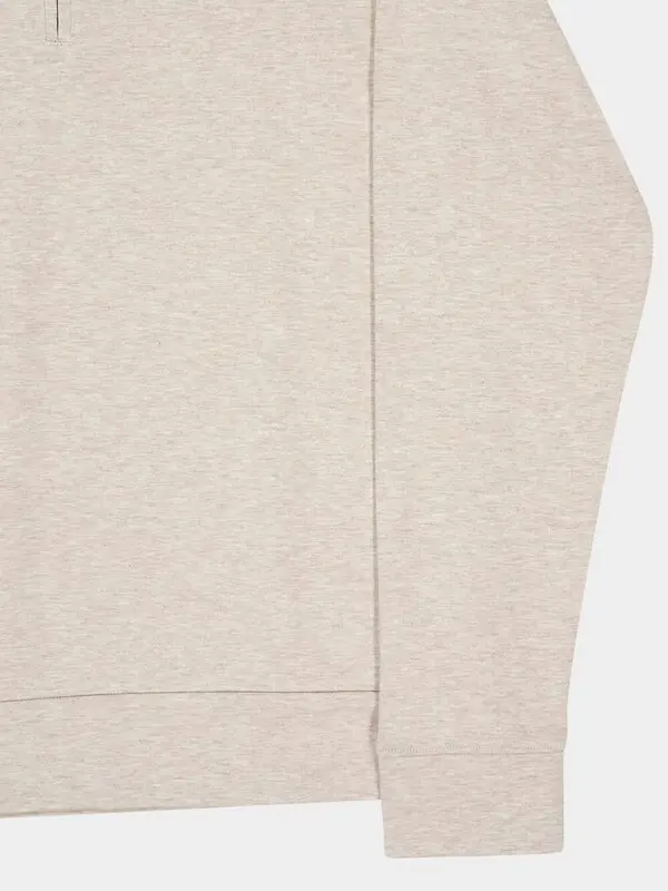 Orlebar Brown Cashmere Blend Half Zip Sweatshirt - Beige