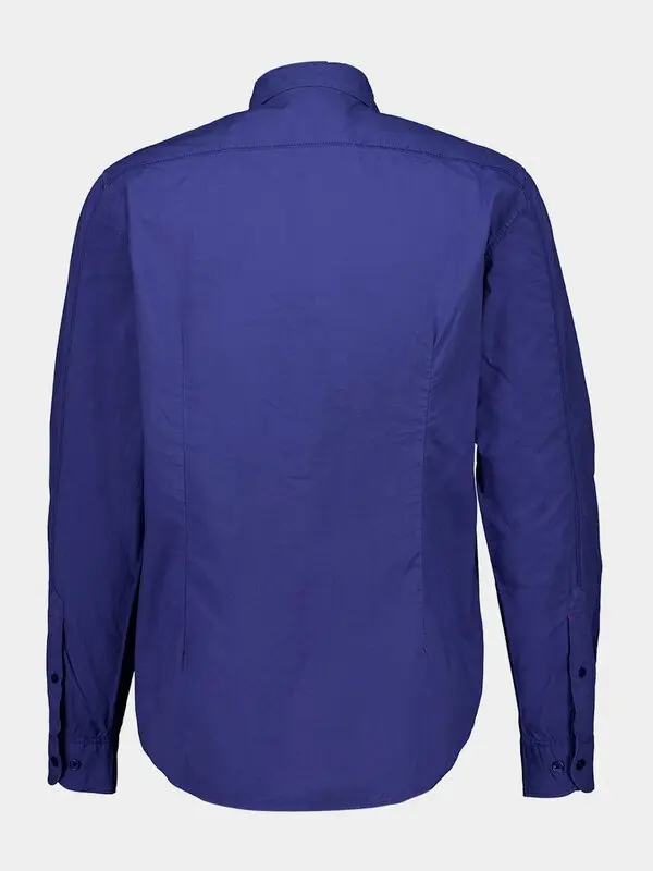 Orlebar Brown Nightfall Giles Poplin Shirt - Blue