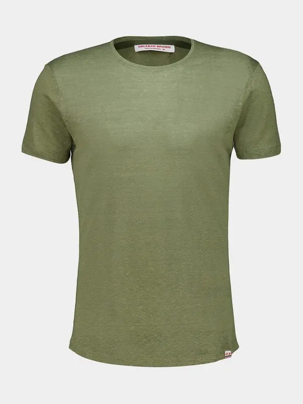 Orlebar Brown Herbal Tailored Linen T-shirt - Green