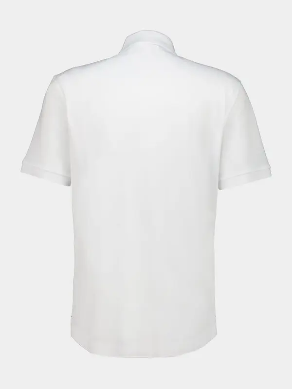 Orlebar Brown Bruno Classic Fit Pique Polo - White