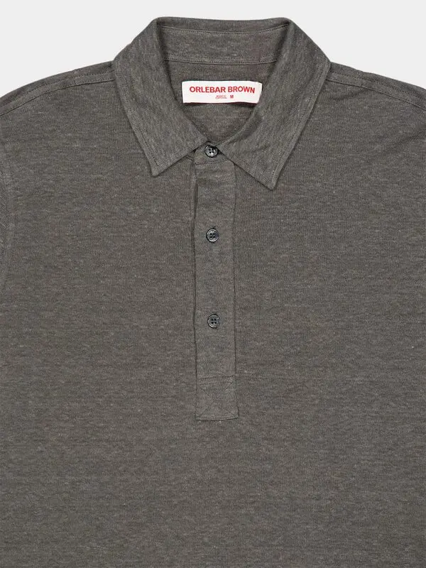 Orlebar Brown Elephant Sebastian Tailored Linen Polo