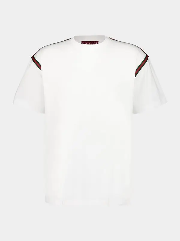 Gucci Embroidered Cotton T-shirt