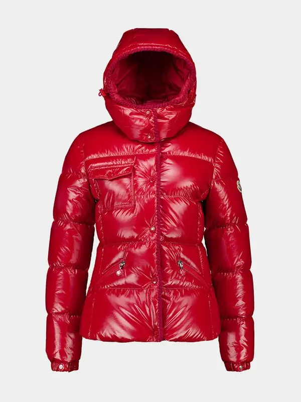 Moncler Glareins Braided Trim Short Down Jacket