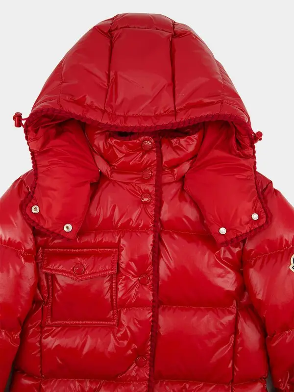 Moncler Glareins Braided Trim Short Down Jacket