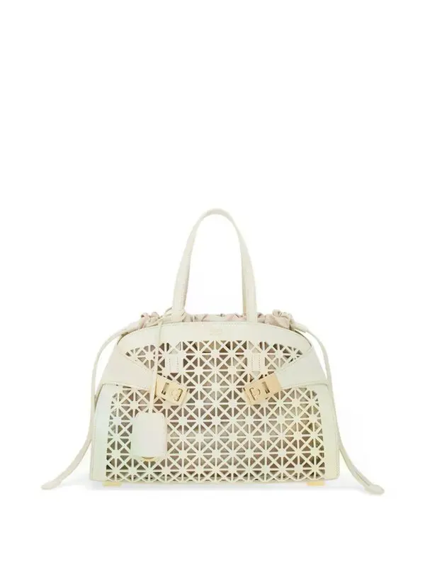 FERRAGAMO Hug Handbag - White