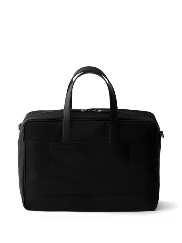 Prada Re-nylon And Saffiano Leather Work Bag