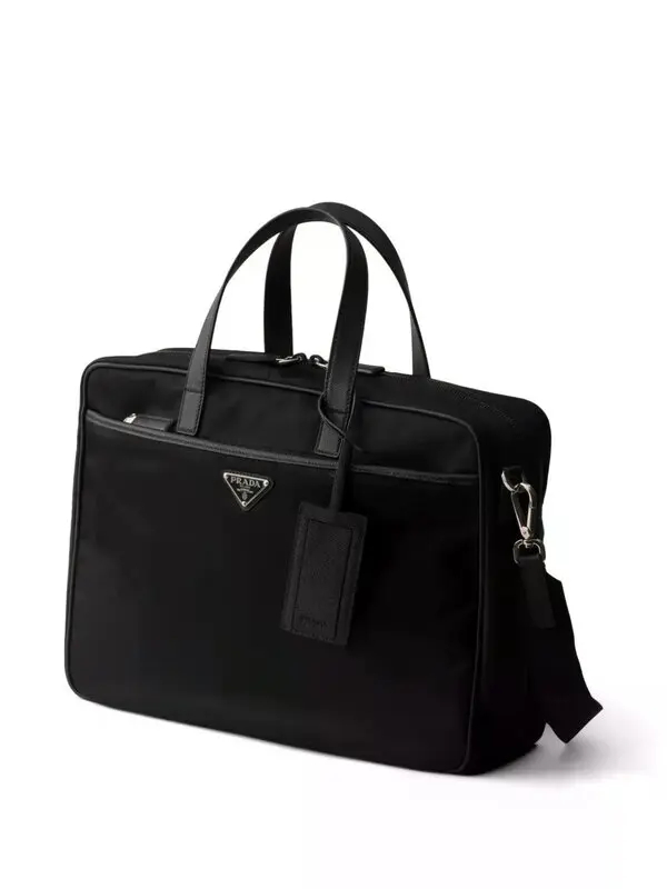 Prada Re-nylon And Saffiano Leather Work Bag