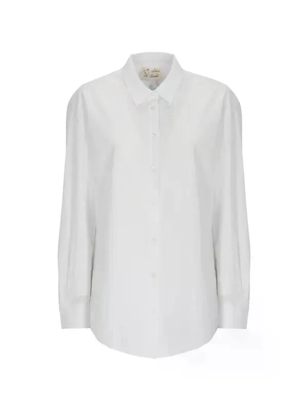 MC2 SAINT BARTH Brigitte Embroidered Slogan Shirt
