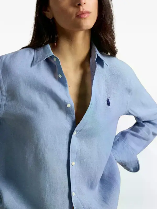 Polo Ralph Lauren Embroidered Linen Shirt