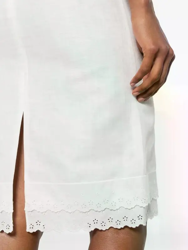 Magda Butrym Broderie Anglaise Midi Skirt