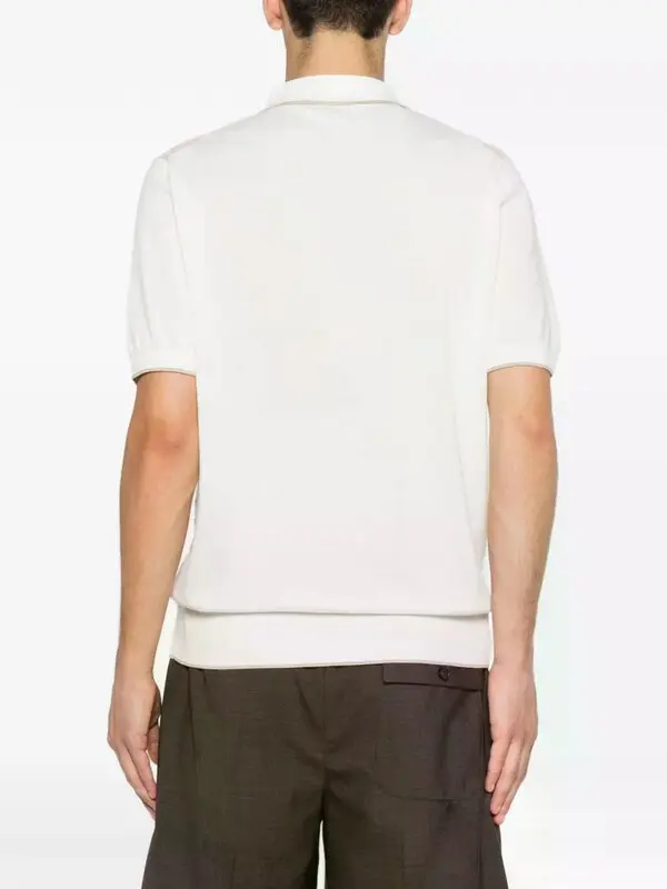 PANICALE Geometric-pattern Polo Shirt