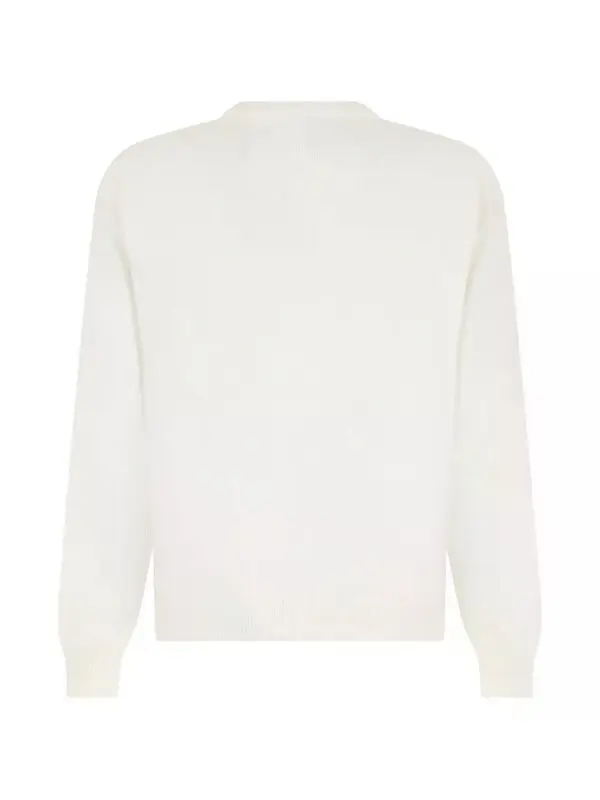 ROBERTO COLLINA Ribbed Trim Sweater