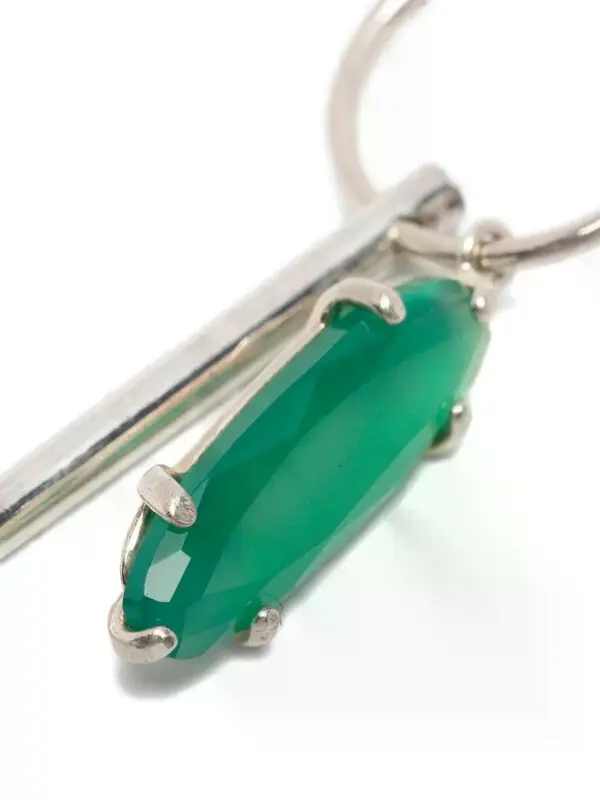 WOUTERS & HENDRIX Navette-cut Agate Earrings