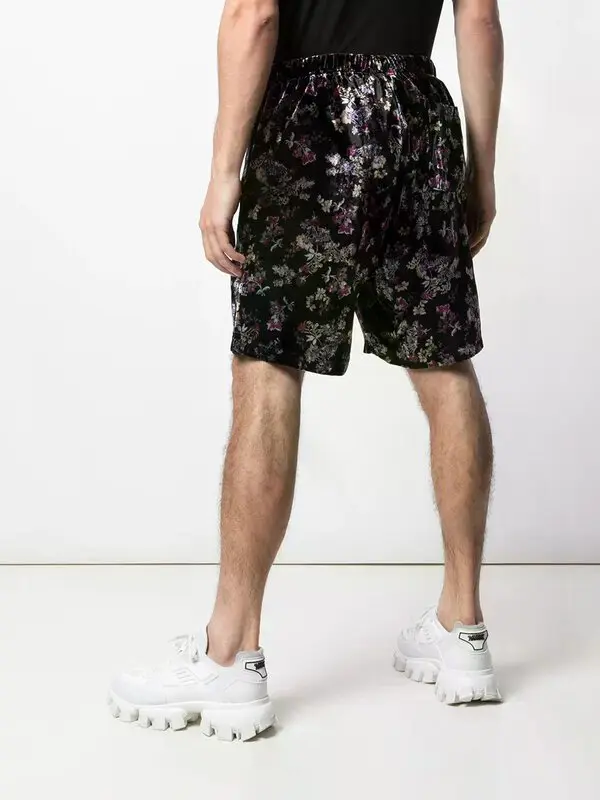 Supreme Velour Floral Print Shorts