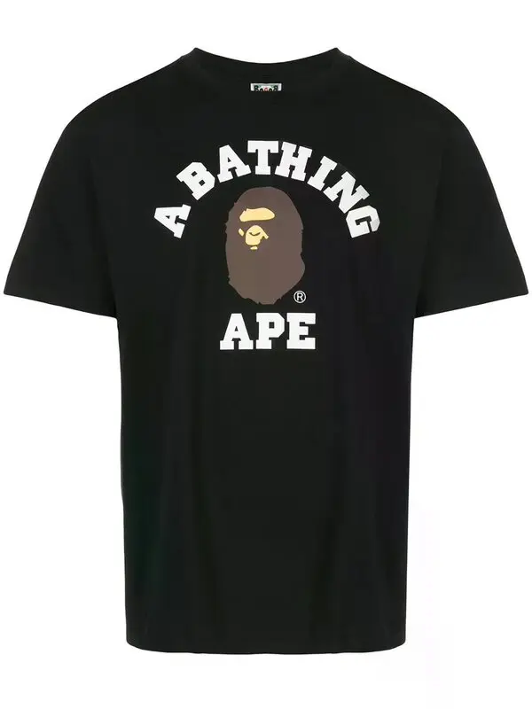 A BATHING APE College T-shirt - Black