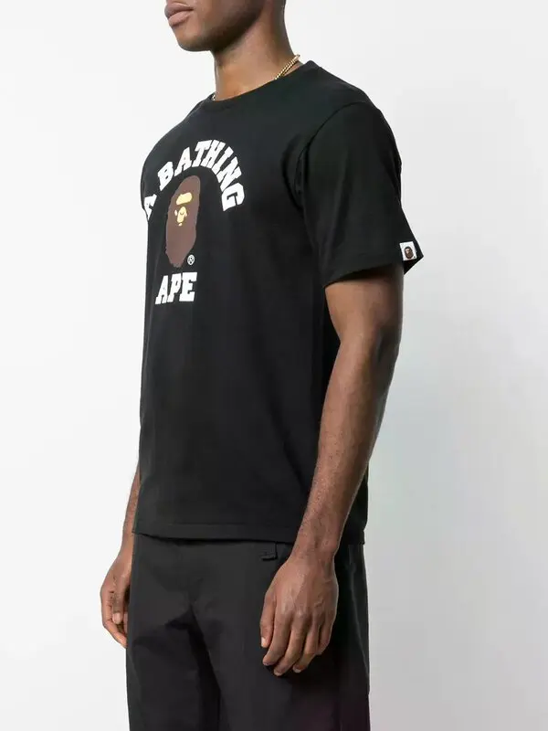A BATHING APE College T-shirt - Black