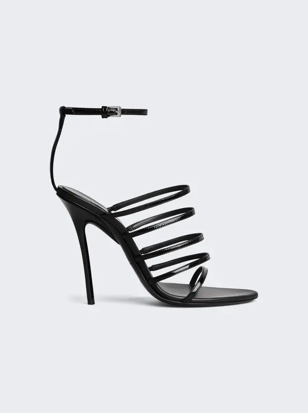 ALAÃA Drop Sandals 110 - Black
