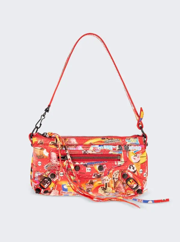 Balenciaga Le City Pouch Bag - Blue