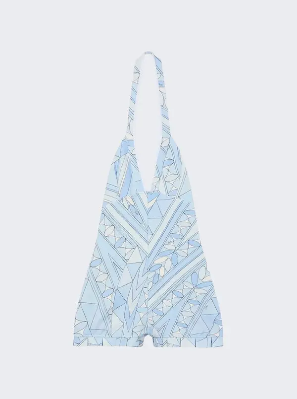 Emilio Pucci Manuba Print Jumpsuit - Blue