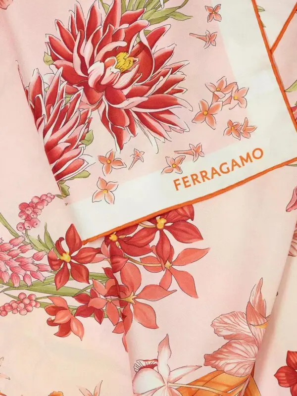 FERRAGAMO Spring Silk Scarf