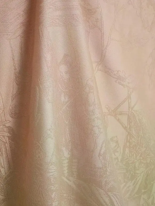 FERRAGAMO Silk Jacquard Shawl