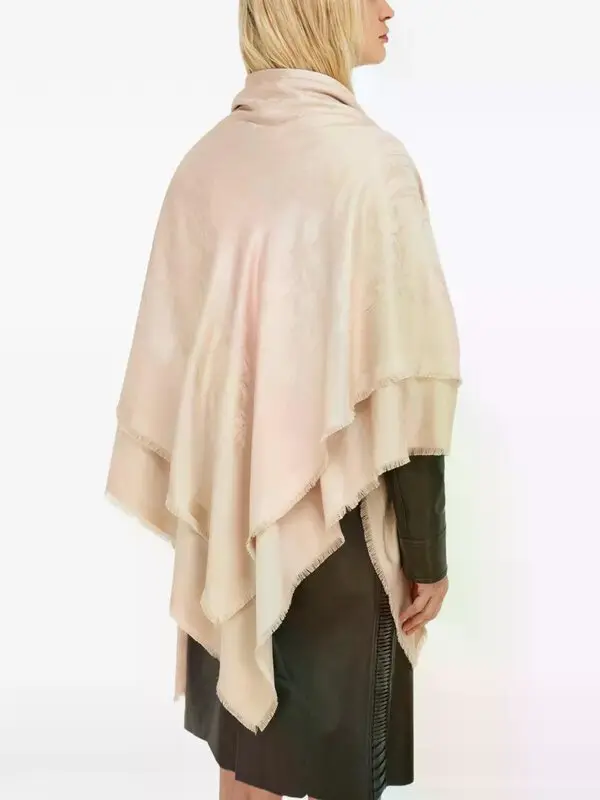 FERRAGAMO Silk Jacquard Shawl