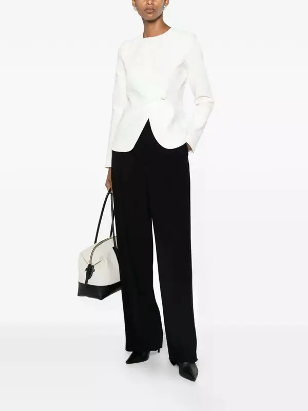 Emporio Armani Asymmetric Single-button Jacket - White