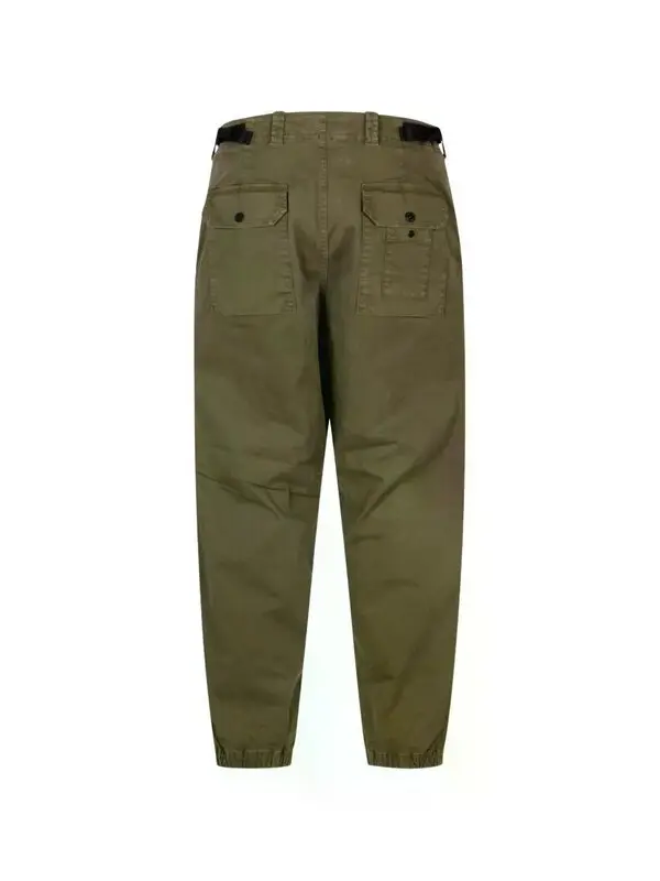 Stone Island Loose-fit Cargo Pants With Signature Logo Patch