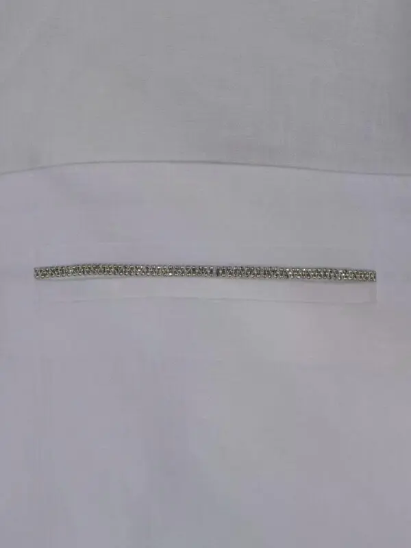 Peserico Embellished Pocket Three-quarter Sleeve Shirt