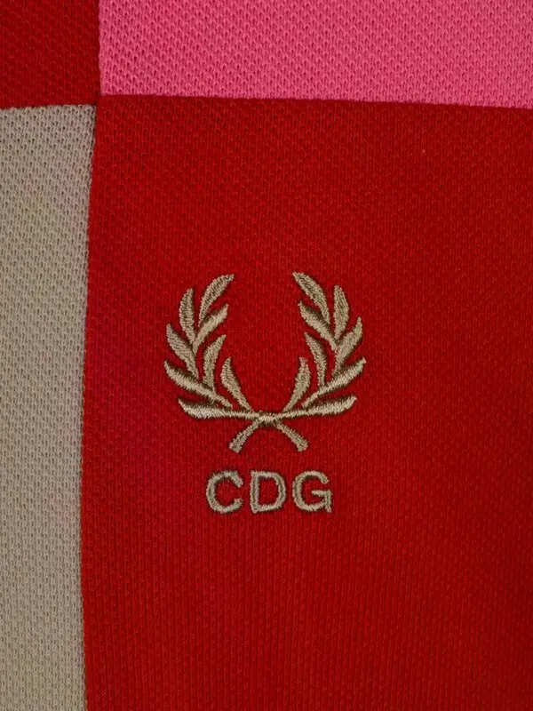 Comme Des Garçons X Fred Perry Logo-embroidered Polo Shirt