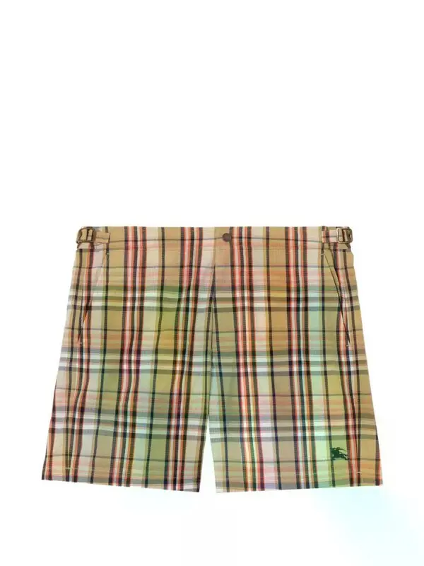 Burberry Seersucker Check Swim Shorts