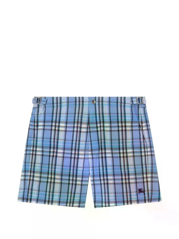 Burberry Seersucker Check Swim Shorts