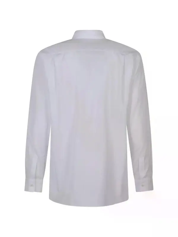 Comme Des Garçons Graphic-patch Long-sleeve Shirt