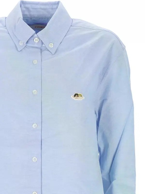 Fiorucci Angels Patch Button-down Shirt