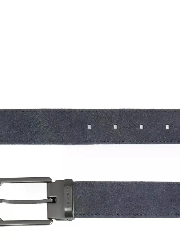 PIQUADRO Suede Belt With Prong Buckle