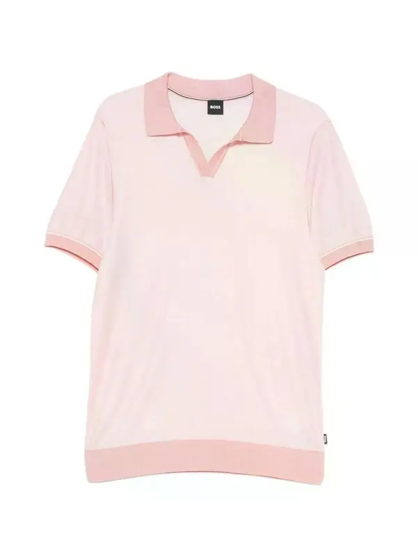 BOSS Fine-knit T-shirt - Pink