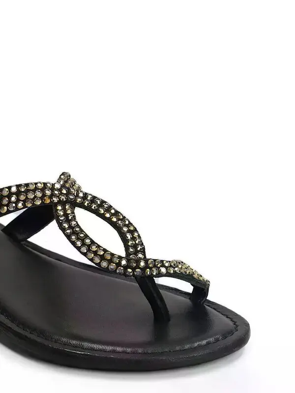 FUSION Crystal Embellished Spiral Sandals