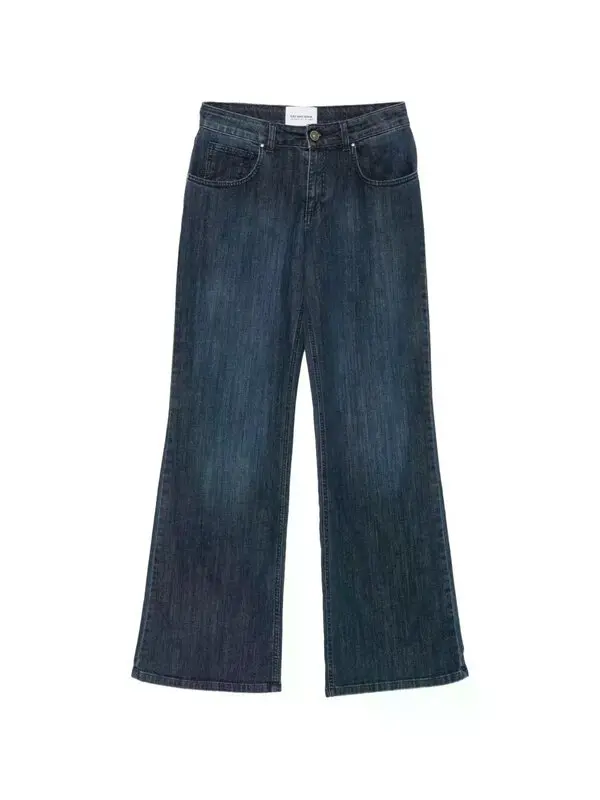 GOD SAVE DENIM Dalia Faded Wide-leg Jeans